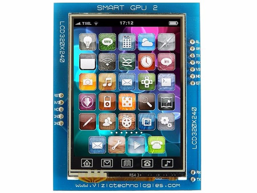 SmartGPU2 - Arduino Smartphone like GUI - Hackster.io